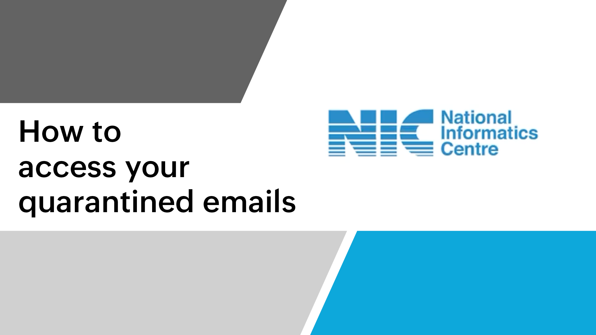 How to check emails in govDrive | NIC